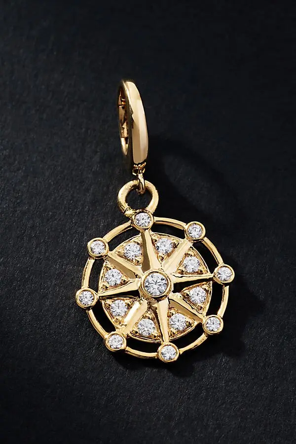 Anthropologie Star Diamond Charm