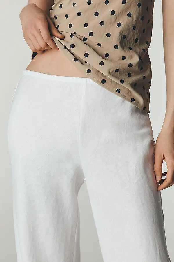 REFORMATION Gale Linen Wide Leg Pants