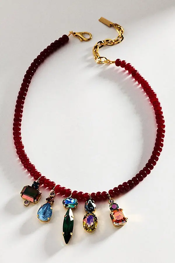 TOVA Annalise Necklace - Pink