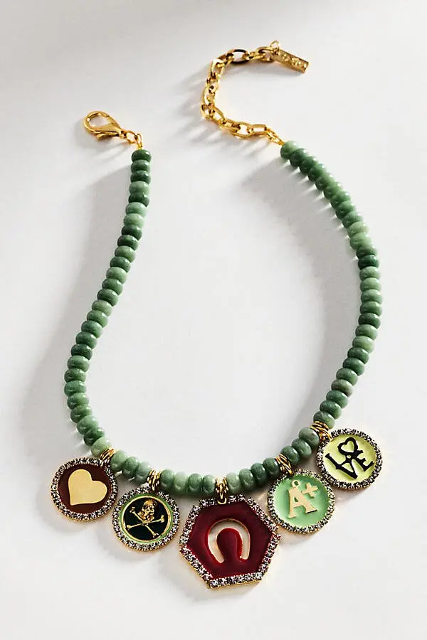 TOVA Adalyn Necklace - Green