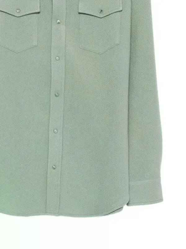 GOD'S TRUE CASHMERE Cashmere Shirt - Green