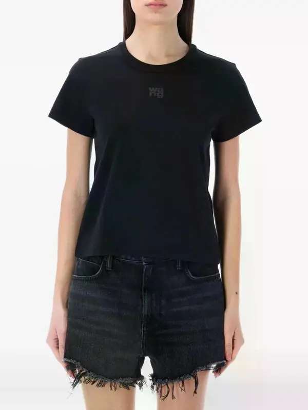 Alexander Wang Logo-detail T-shirt - Black