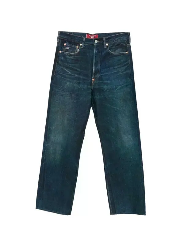 Junya Watanabe X Levis Belt-loops Jeans - Blue