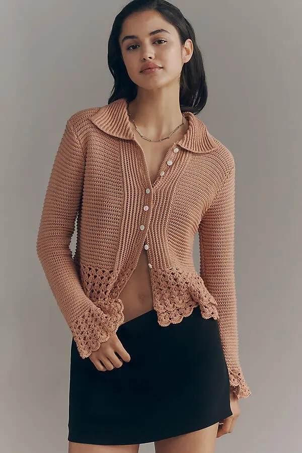 EN SAISON Brielle Collared Cardigan