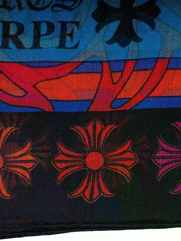 Chrome Hearts Graphic-print Scarf