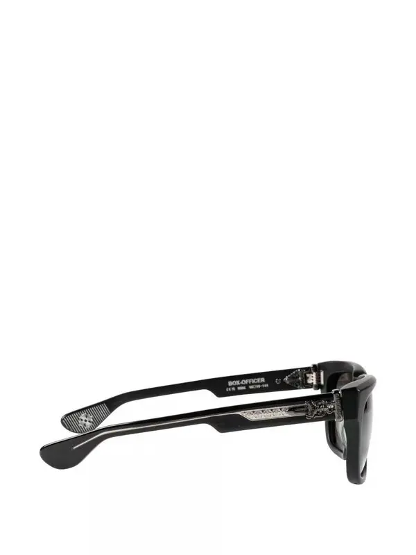 Chrome Hearts Box Officer Rectangle-frame Sunglasses