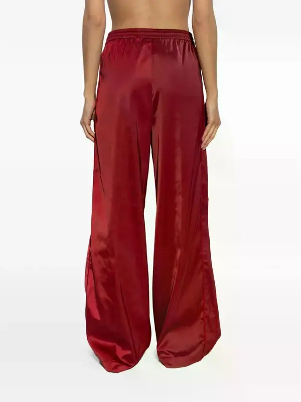 GESTUZ Satin-finish Drawstring Trousers