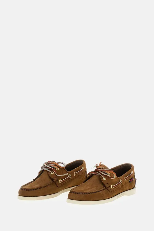 SEBAGO Portland Docksides Nubuck Shoes - Brown