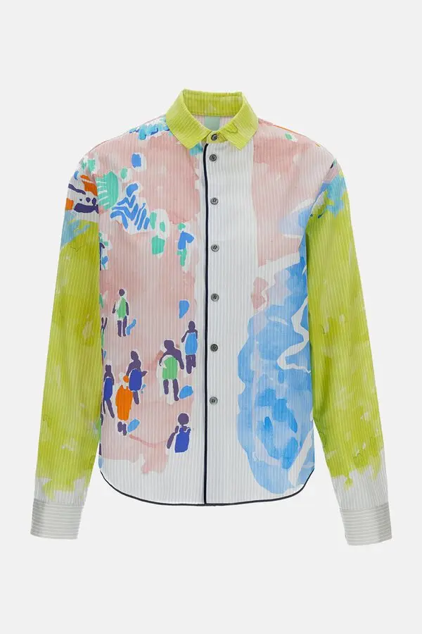 ROHKA Printed Cotton Shirt