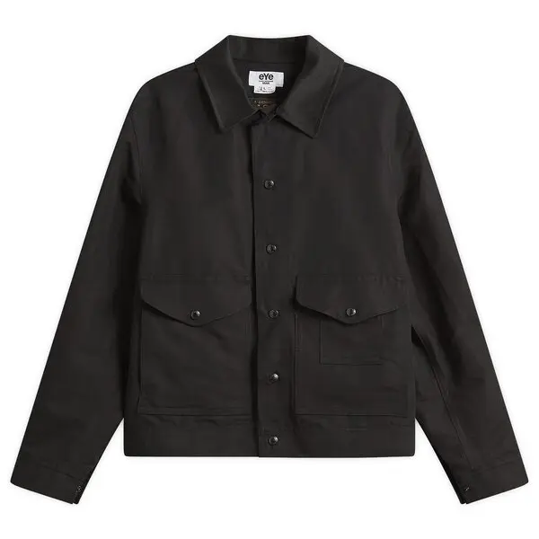 Junya Watanabe Filson Oxford Linen Jacket - Black X Grey