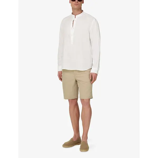 Boggi Milano Regular-fit Stretch Cotton-blend Bermuda Shorts