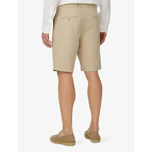Boggi Milano Regular-fit Stretch Cotton-blend Bermuda Shorts