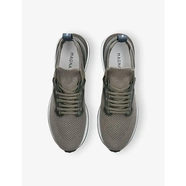 Magnanni Grafton Knitted Low-top Trainers - Green