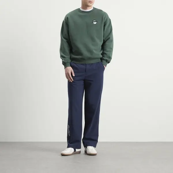 MALBON Range Cooper Embroidered Cotton Sweatshirt