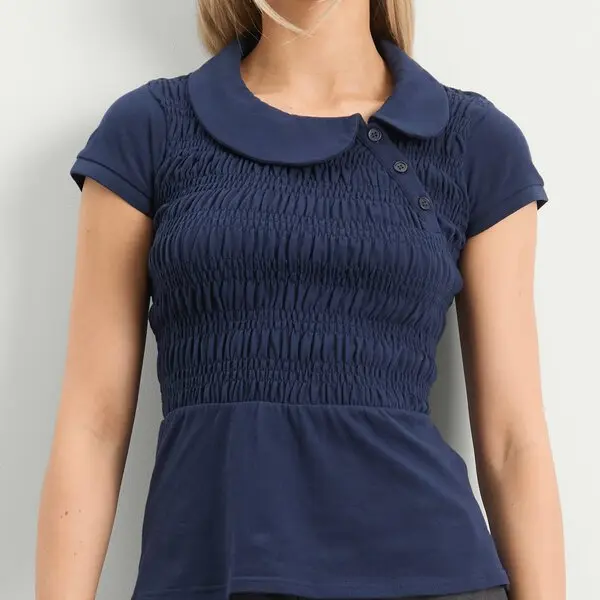 PEACHY DEN Ferdinand Polo Jersey Shirt