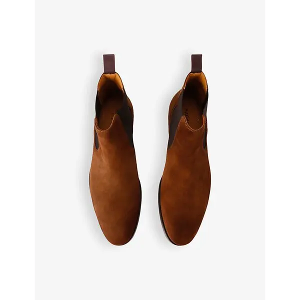 Magnanni Kliff Elasticated-panel Suede Chelsea Boots