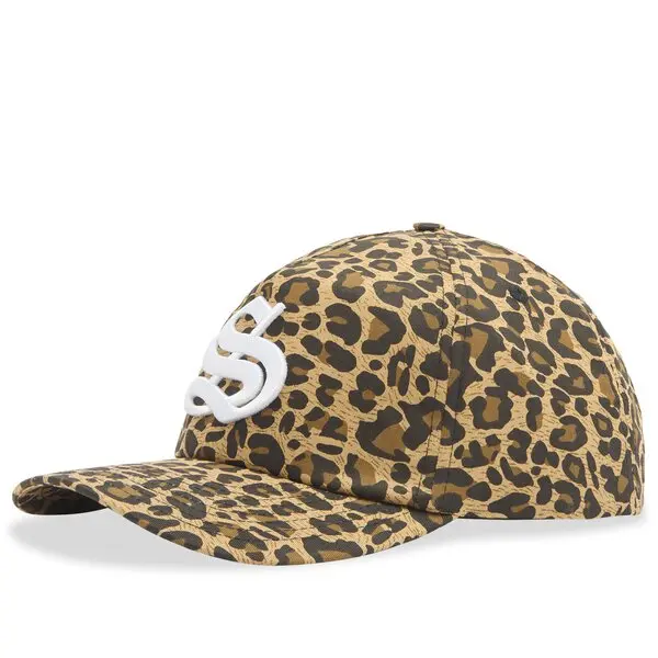 SNDYS. Leopard Print Baseball Cap - Brown