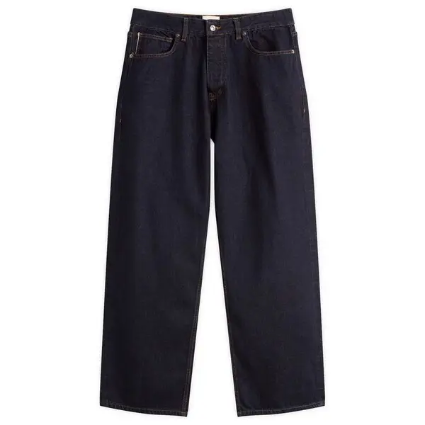 RONNING Selvedge Denim Straight Leg Jeans - Rinsed Indigo