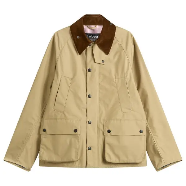 Junya Watanabe Barbour Jacket - Beige X Brown