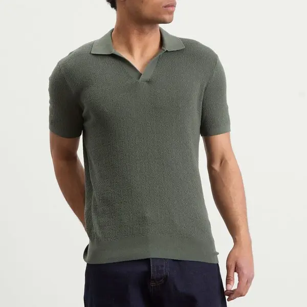 RONNING Textured Polo Shirt
