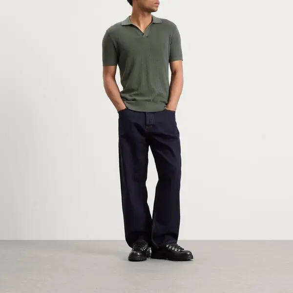 RONNING Textured Polo Shirt