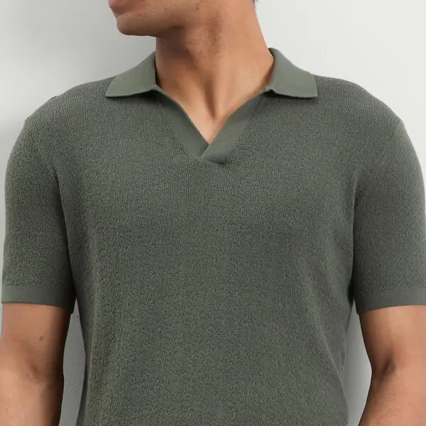 RONNING Textured Polo Shirt