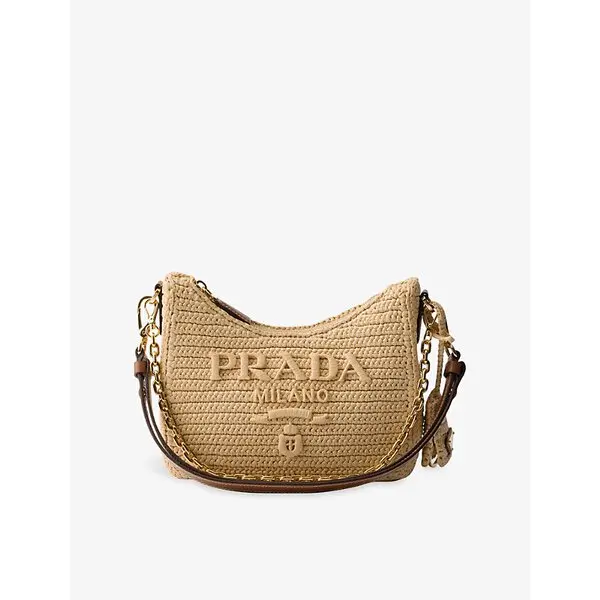 Prada Re-edition Mini Crochet Tote Bag