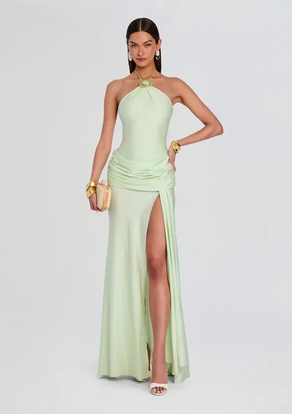 SHANI SHEMER Valentine Maxi Dress - Mint