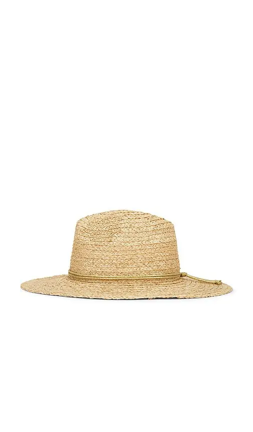 Hat Attack Raffia Braid Continental Fedora Hat