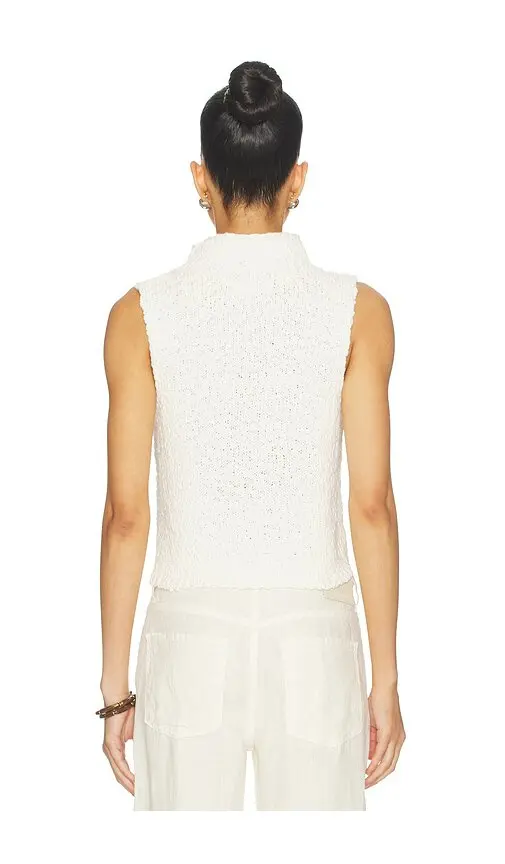 Sablyn Atticus Roll Neck Cropped Tank