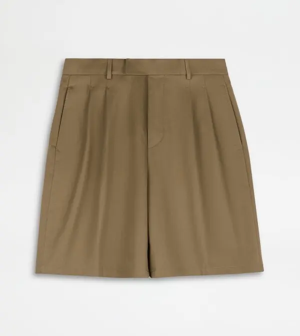 TOD'S Tailored Cotton Bermuda Shorts