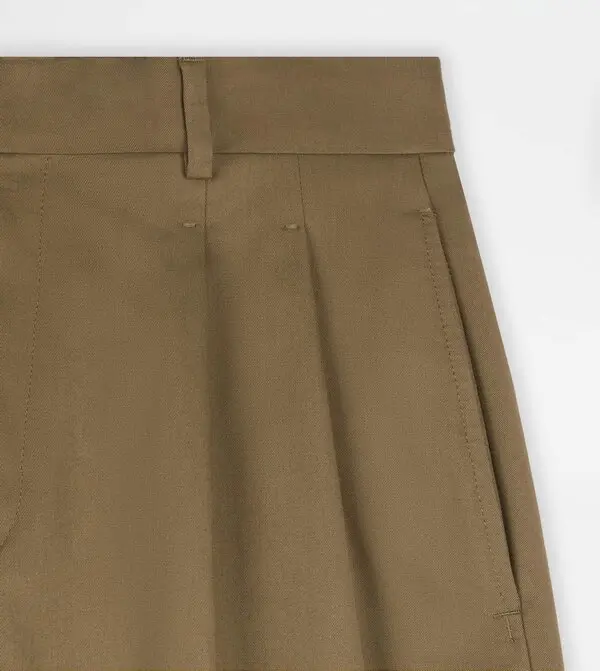TOD'S Tailored Cotton Bermuda Shorts