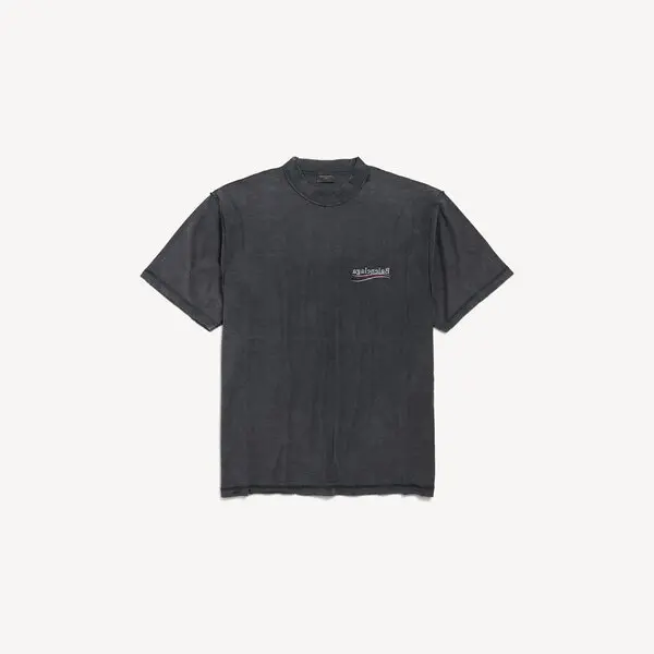 Balenciaga Political Campaign Inside-out T-shirt - Black
