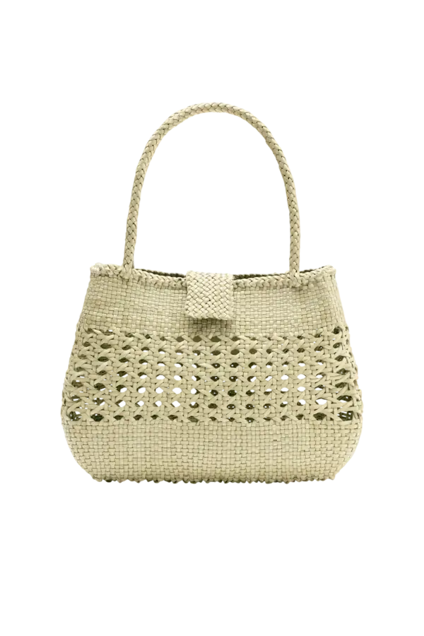 Rixo Niamh Woven Bag - Cream