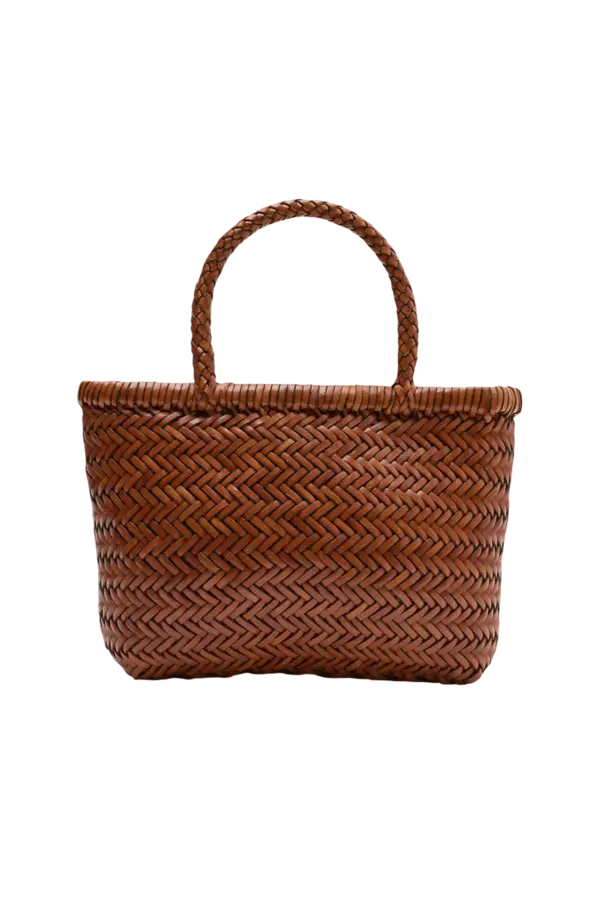 Rixo Lysia Mini Tote Bag - Brown