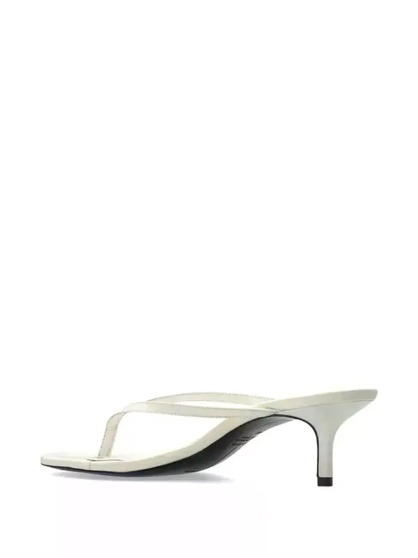 BLACK SUEDE STUDIO Tash 50 Thong Sandals - Neutrals