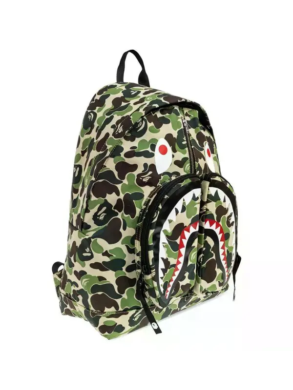 A BATHING APE Shark Camouflage-print Backpack