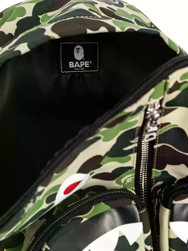 A BATHING APE Shark Camouflage-print Backpack