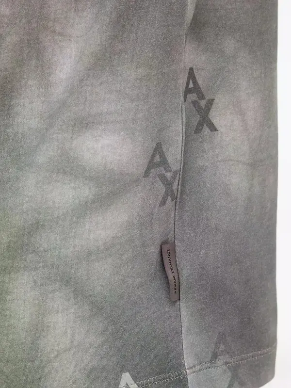 Armani Exchange Logo-pattern Polo Shirt