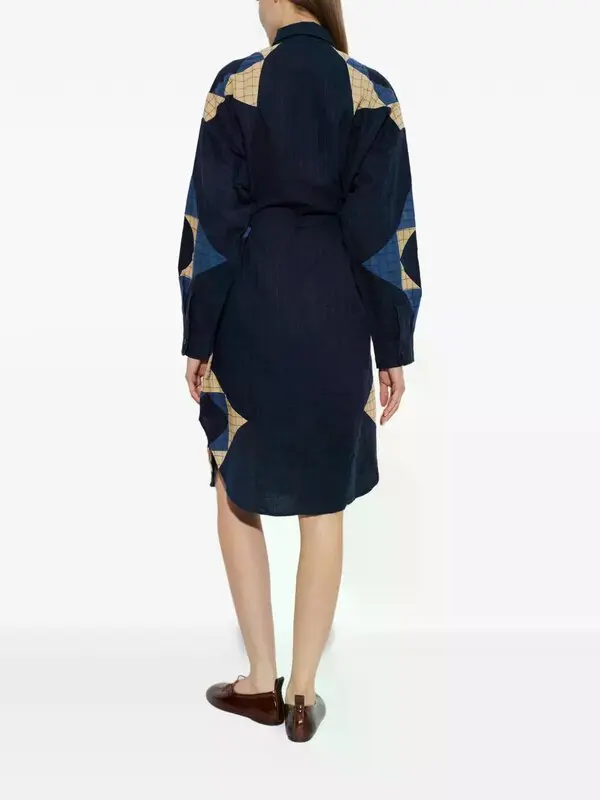 A.p.c. Patchwork Midi Dress