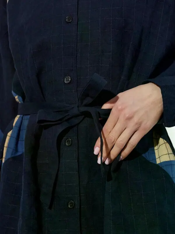 A.p.c. Patchwork Midi Dress