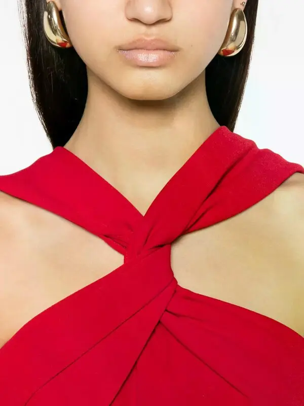 Solace London Rona Maxi Dress - Red