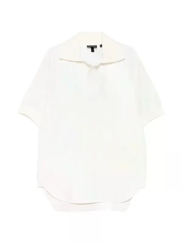 Lacoste Towelling-effect T-shirt - Neutrals