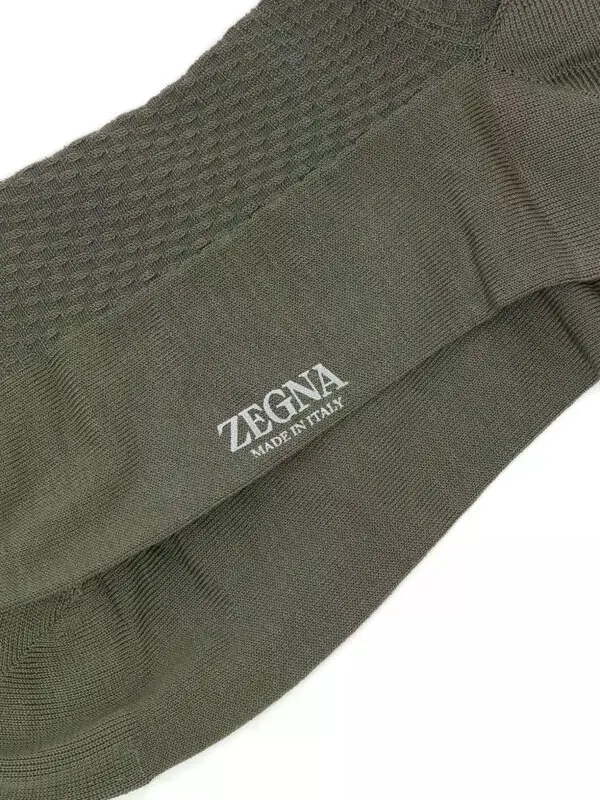 Zegna Sleek Dash Ankle Socks
