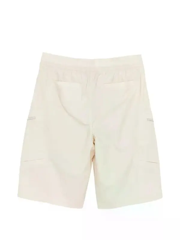 Moose Knuckles Logo-plaque Zip-pocket Shorts - Neutrals