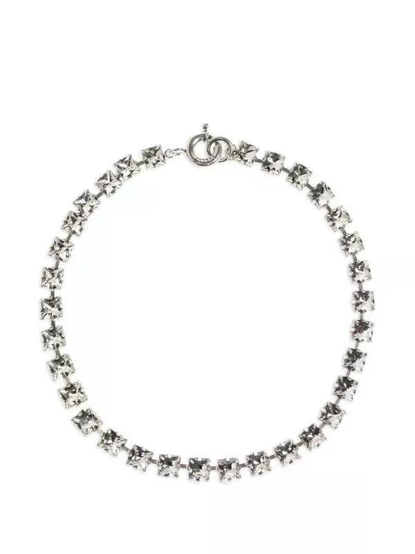 Isabel Marant Étoile Crystal-embellished Necklace - Silver