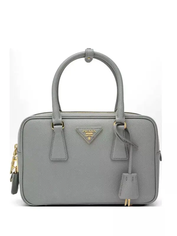 Prada Triangle Plaque Tote