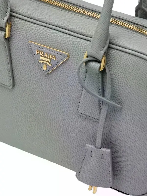 Prada Triangle Plaque Tote