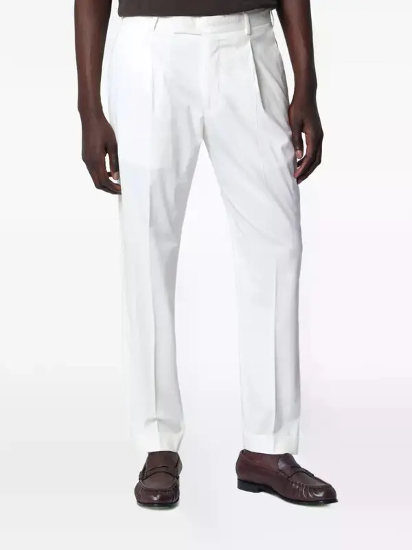 PT TORINO Straight-leg Trousers - White