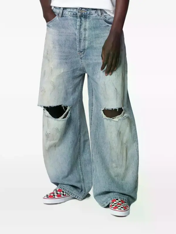 DAGGER Johnny Distressed-finish Jeans